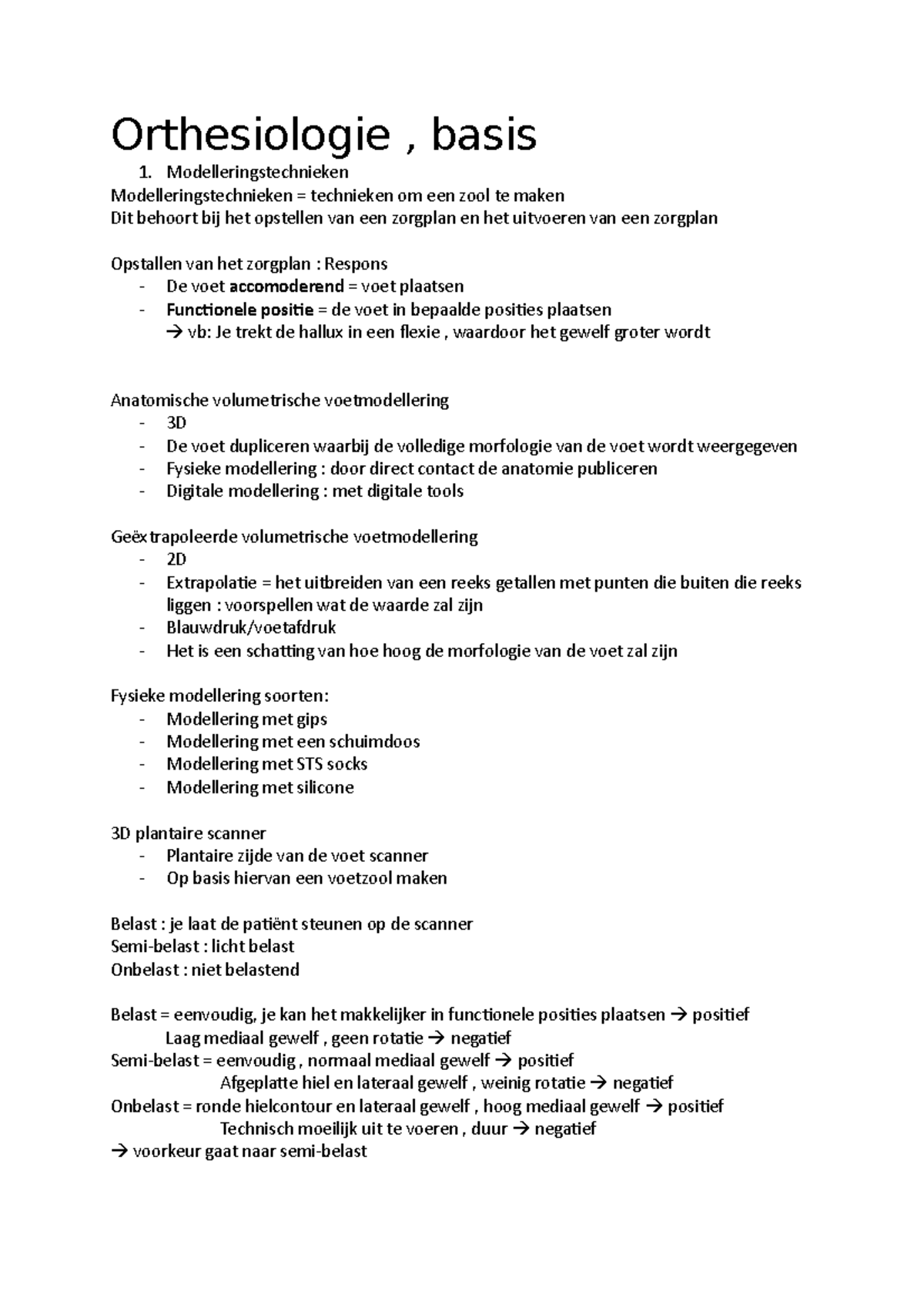 Orthesiologie - De podoloog kan deze zak vacuum trekken en heeft dan ...