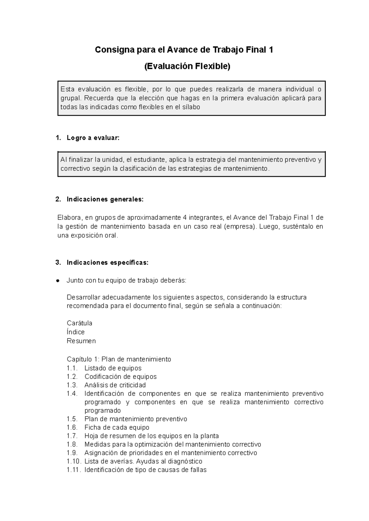 Avancedetrabajofinal 1 Indicaciones IN71 docx - Consigna para el Avance de Trabajo Final 1 - Studocu