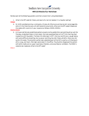 HCM 205 Module Three Worksheet - HCM 205 Module Three Worksheet ...