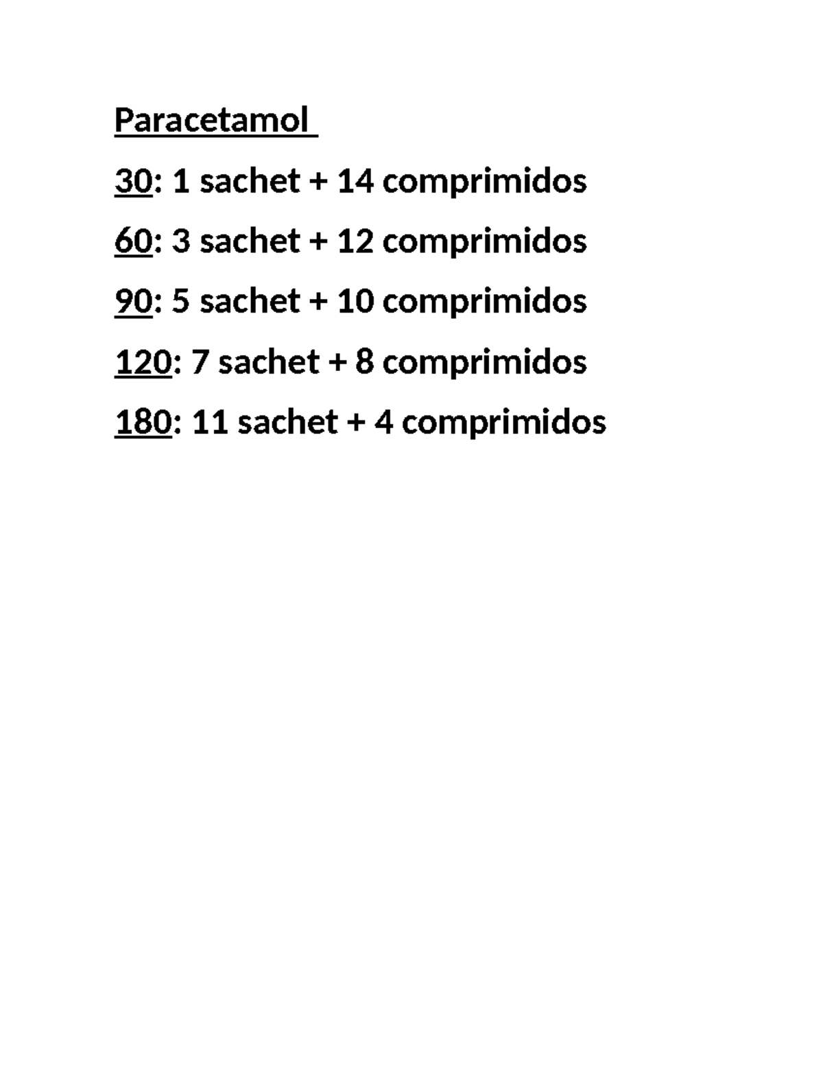 Paracetamol - oki - Farmacología General - Paracetamol 30 : 1 sachet ...