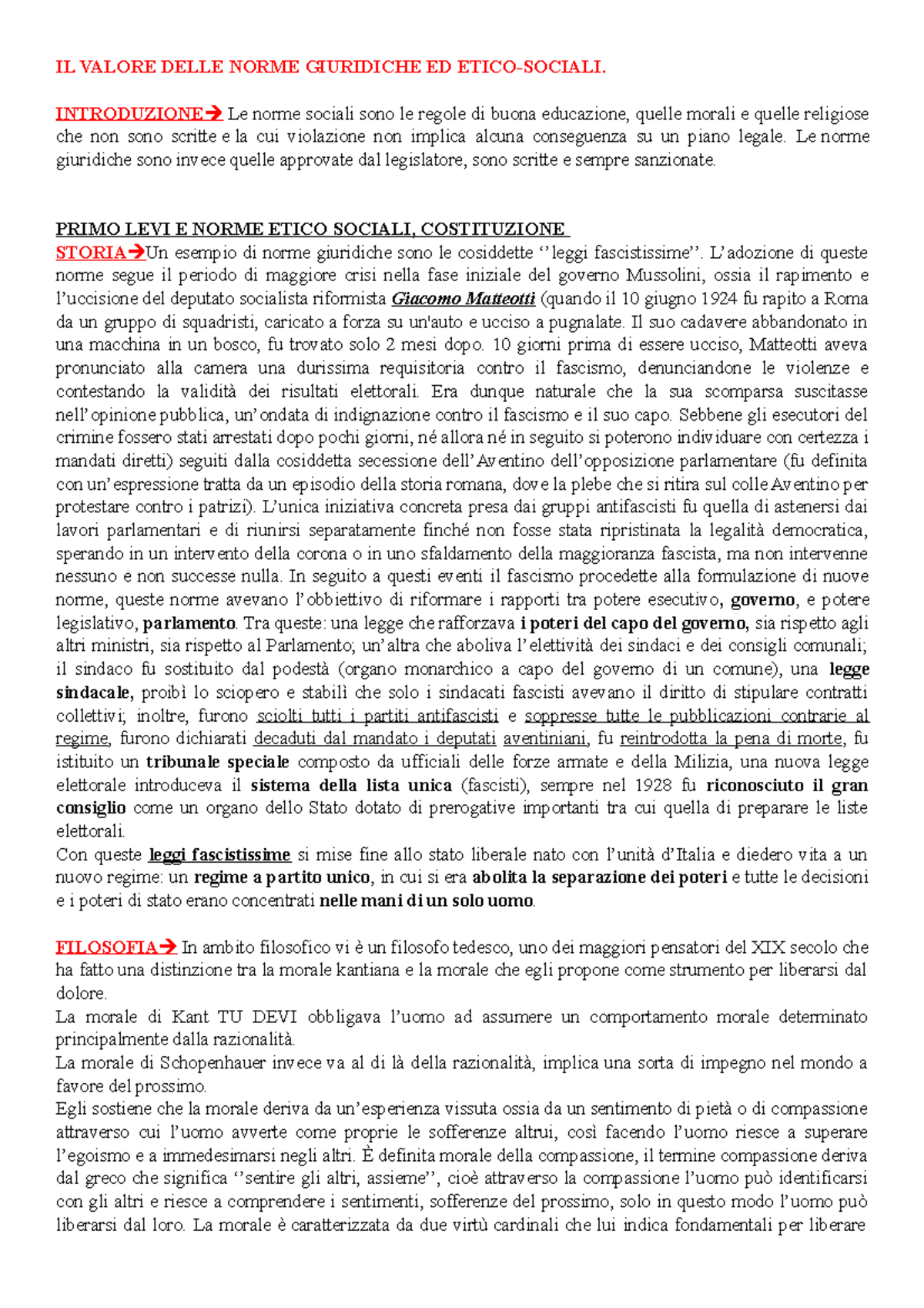 7 IL Valore Delle Norme Giuridiche ED Etico Sociali - IL VALORE DELLE ...