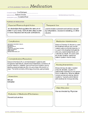 Methimazole - Endocrine Meds - ATI Active Learning Template - ACTIVE ...
