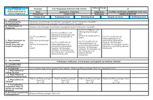 DLL Entrep WEEK - Math - DAILY LESSON LOG School Dasmariñas Integrated ...