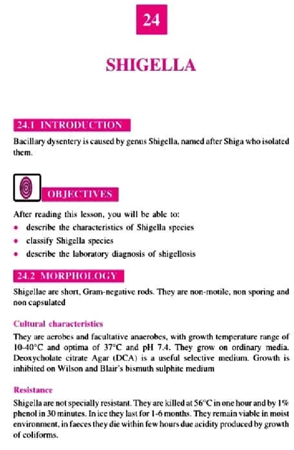 To Study Shigella - MD Medicine - Studocu