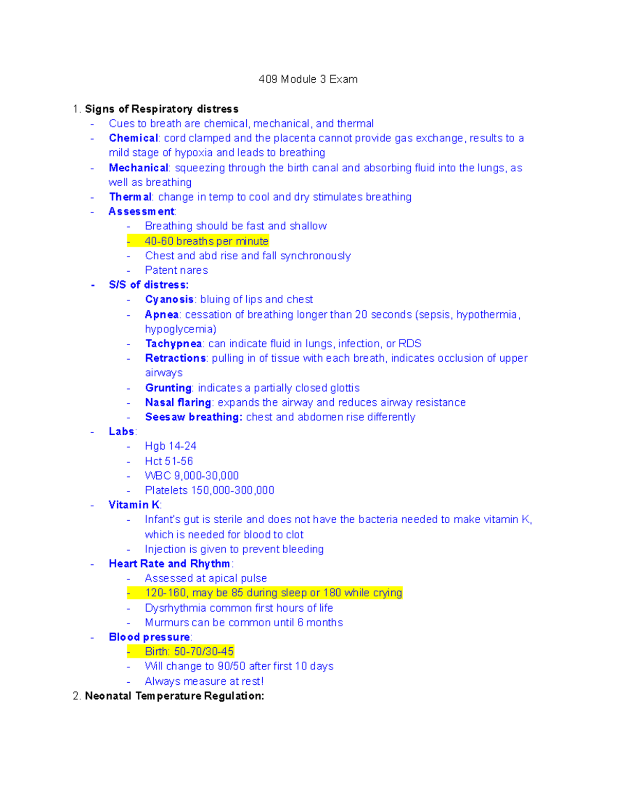 409 Module 3 Exam - Study guide - 409 Module 3 Exam Signs of ...