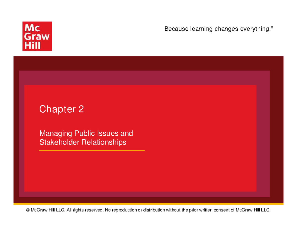 Lawrence 17e Ch02 - Because learning changes everything. ® Chapter 2 ...