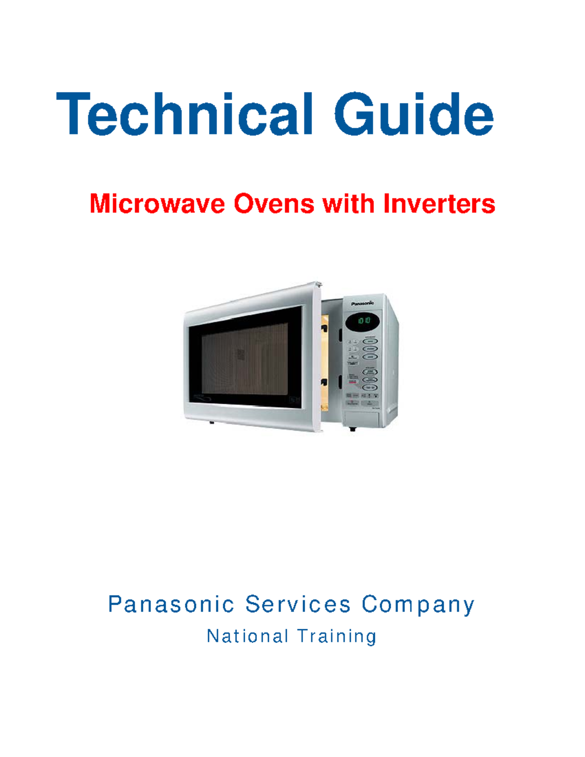 Inverter Panasonic de hornos de microondas - Technical Guide Microwave ...