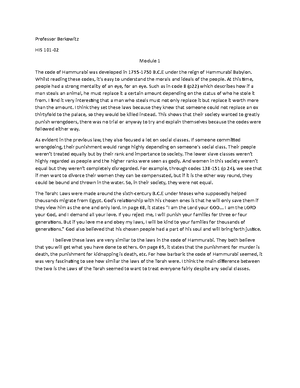 Module 3 Writing Assignment - His 101- Professor Berkowitz Module 3 ...