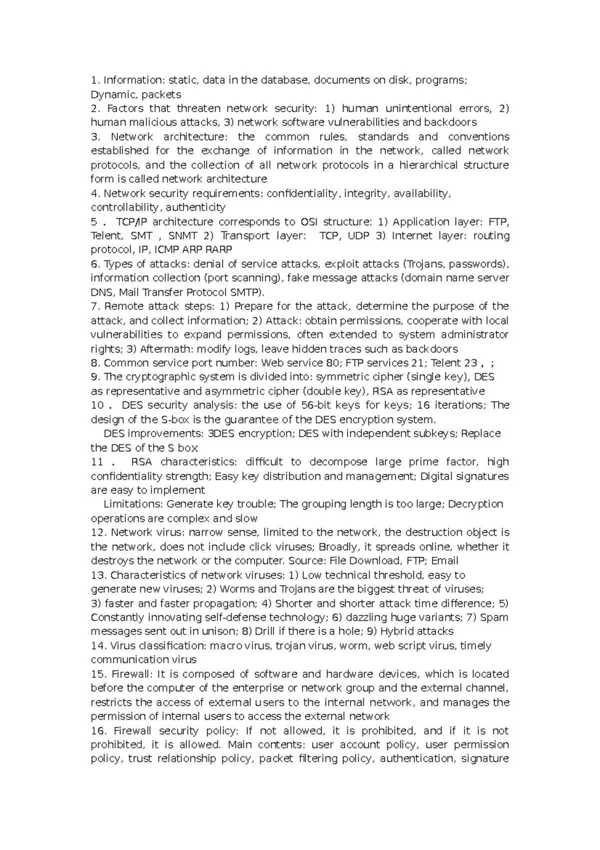 Summary of knowledge points - Information: static, data in the database, documents on disk ...