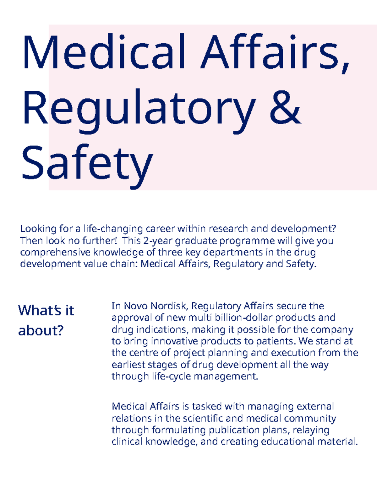 MARS v2 - A b c and y - Novo NordiskÆ Medical Affairs, Regulatory ...