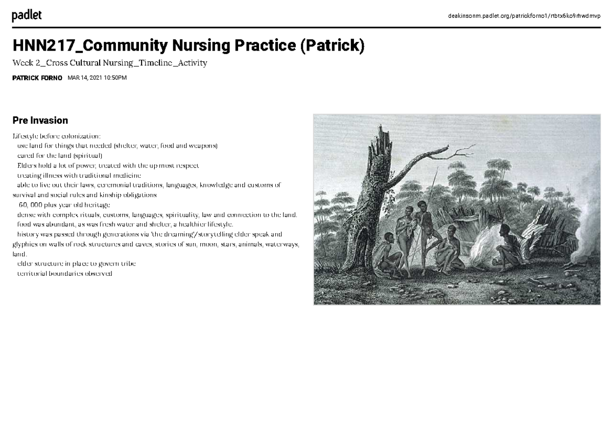 Week 2 padlet summary - deakinsonm.padlet/patrickforno1 ...