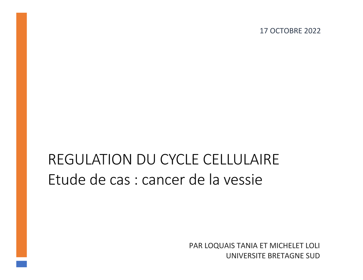 Cycle-cellulaire - Schémas bilan du cycle cellulaire - REGULATION DU ...