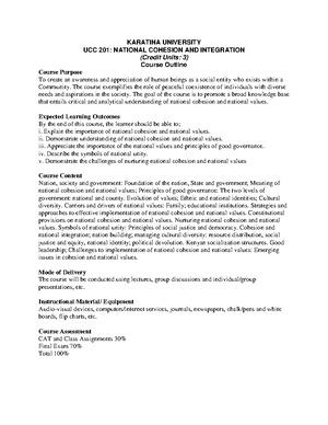 Ucc 201 lecture notes - it is short but helpfull - CHAPTER NINE ...