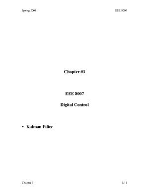 Chapter 1 - Digital Control - Spring 2008 8007 Chapter 8007 Digital ...