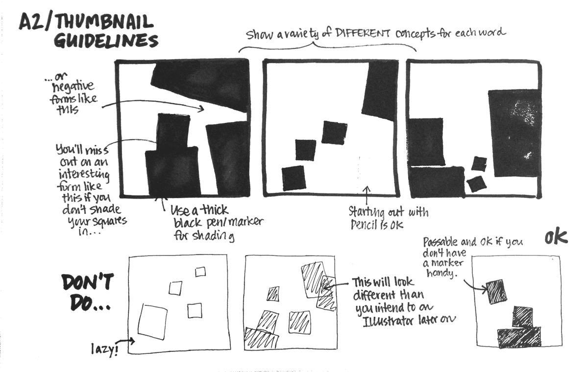 E2 Composition - Black Squares - Thumbnail Sketching Guidelines ...