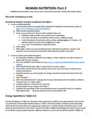Vitamins worksheet - Nutrition 2100 Vitamins Worksheet Worth 25 points ...