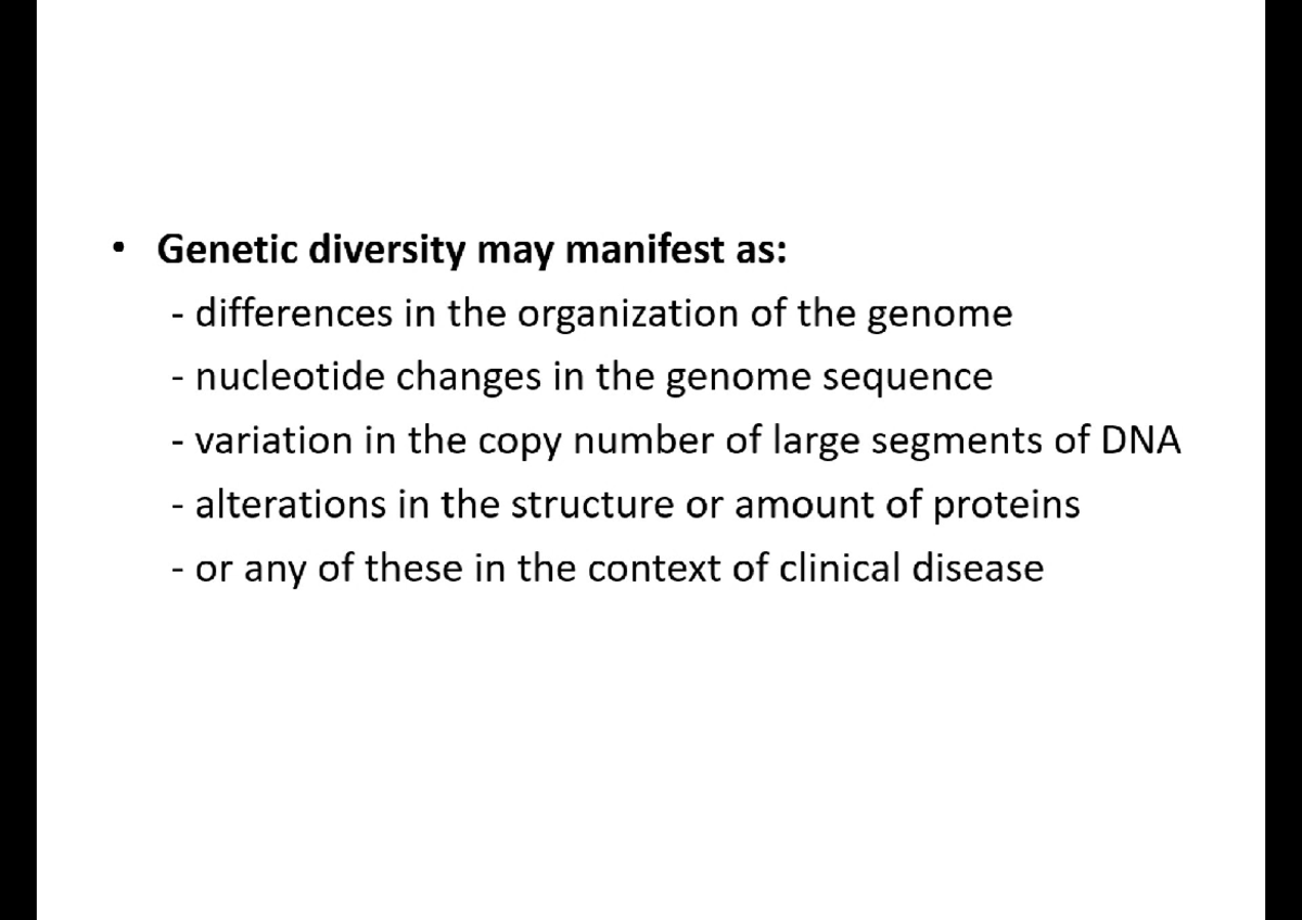 Genetics - 5th Lecture Slides - genetics - Studocu
