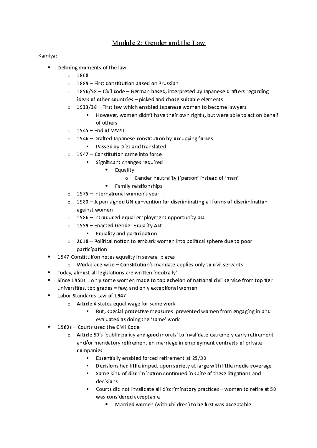 Evidence of Engagement - Class 2 - LLB349 - QUT - Studocu