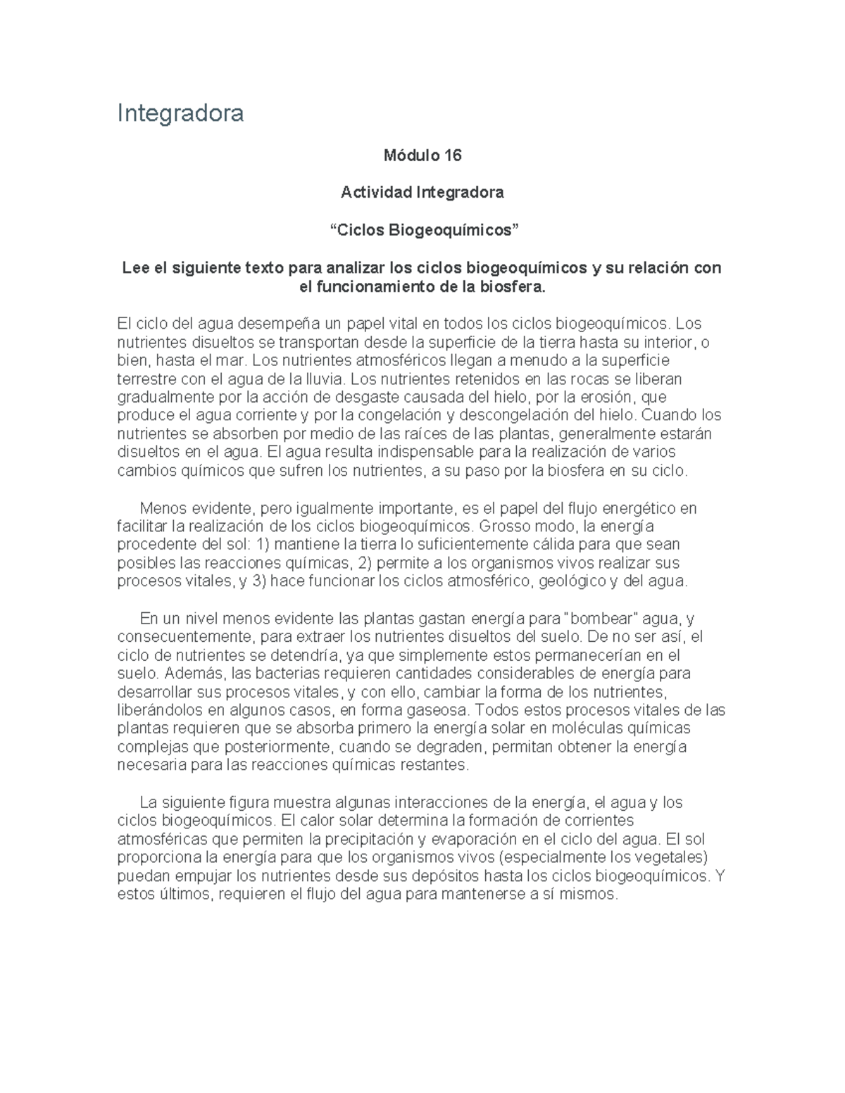 Actividad Integradora NM16 - Integradora Módulo 16 Actividad ...