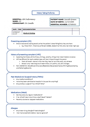 Presenting a patient - comprehensive guide - Presenting a Patient ...