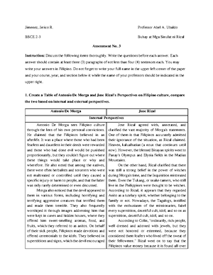BSCE 2-3 Jimenez Jerico Assignment 1 - Jimenez, Jerico R. Professor Abel A. Ubaldo BSCE 2-3 ...