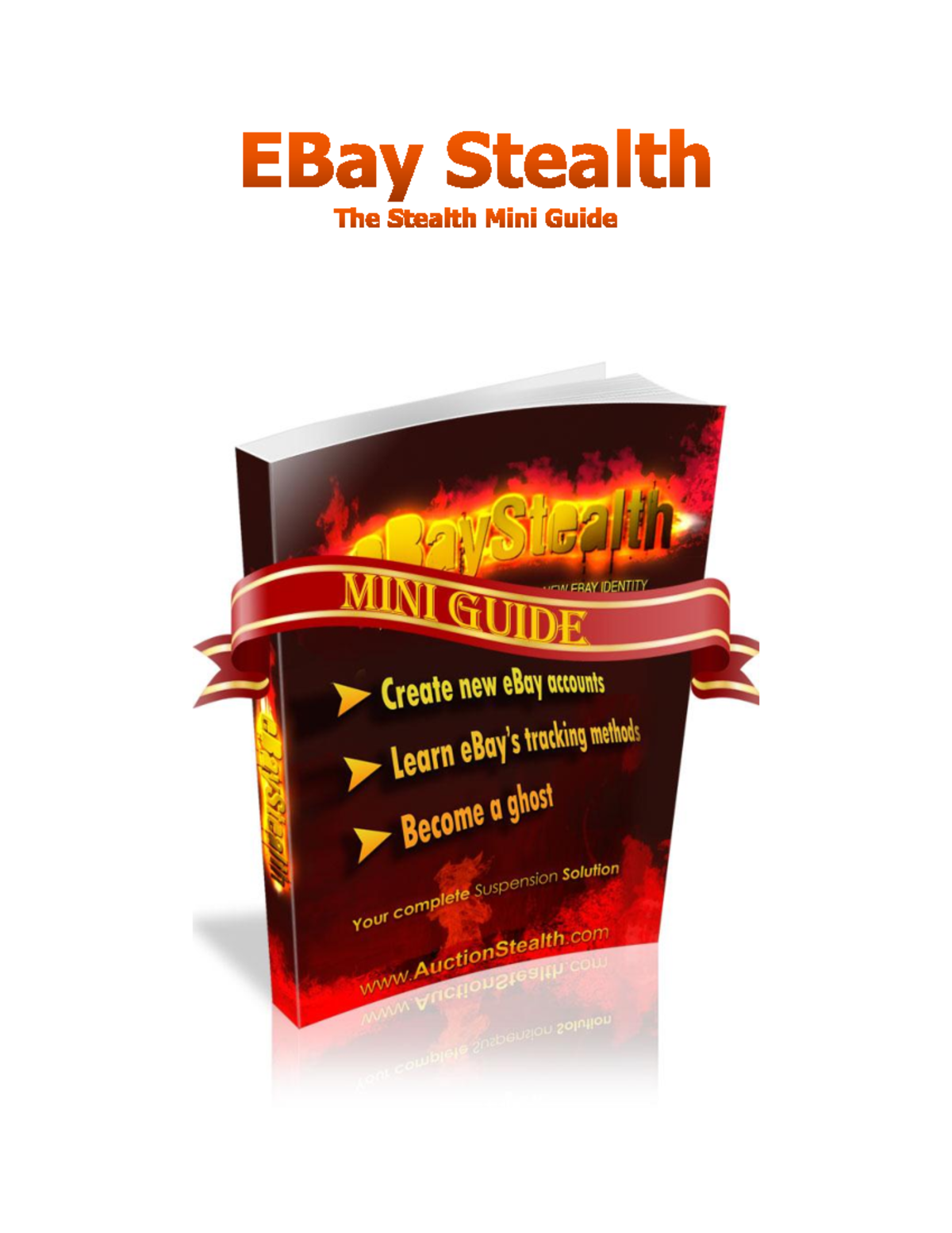 Vdocuments - gwwtg - Thank you for reading the eBay Stealth Mini Guide! I created the stealth ...