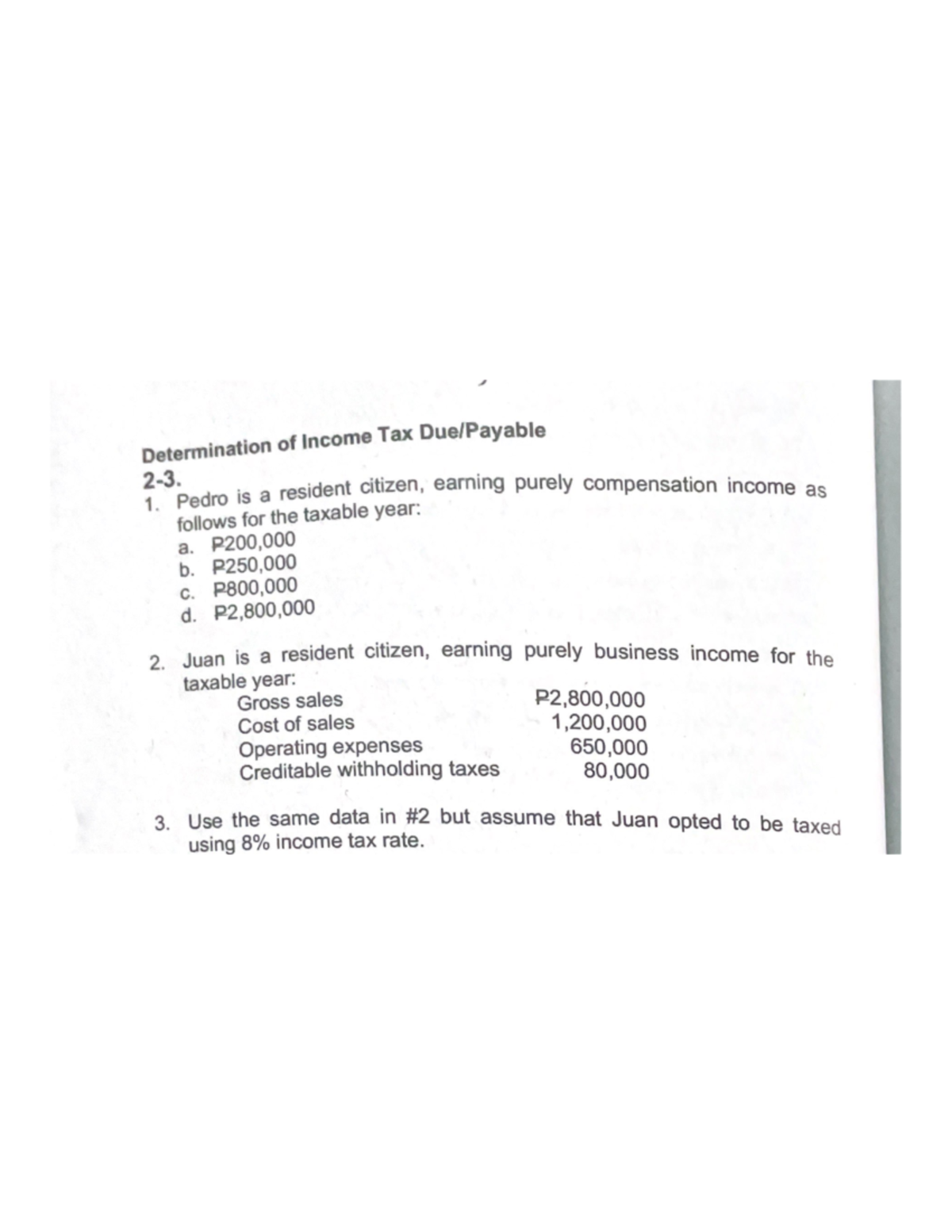 Classification-of-Taxpayers - Financial management - Studocu