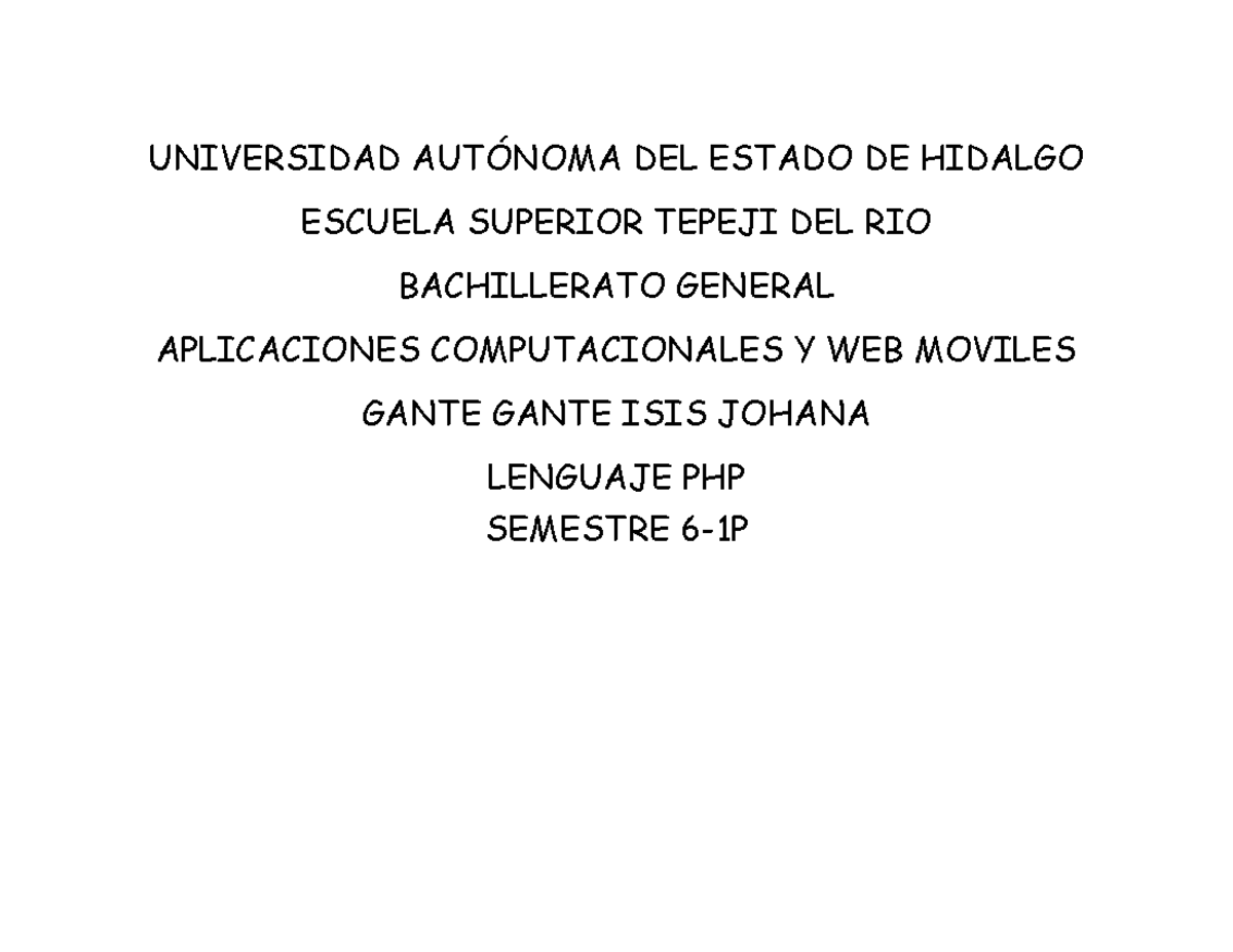 B2 Ac4 Lenguaje PHP - tareas - Programación de páginas web ...