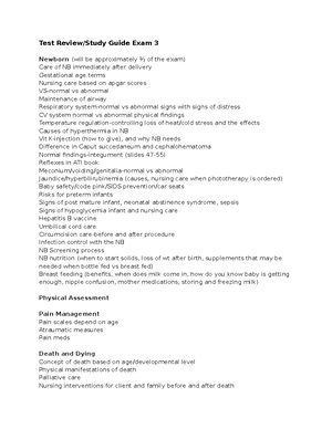 Family Health Exam 4 Study Guide - Family Study Guide Exam 4 (23 ...