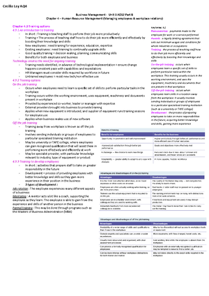 Practice SAC - business management practise sac to use as revision for ...