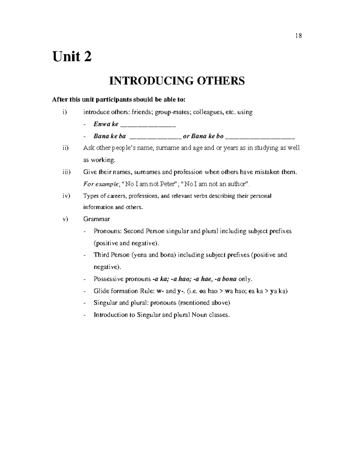 02. Unit 2 Introducing Others - Unit 2 INTRODUCING OTHERS After this ...