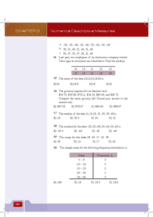 Chapter 1 stats - Chapter 1 Outline 1) Section 1 - An Overview of Statistics a) Data i) Data ...