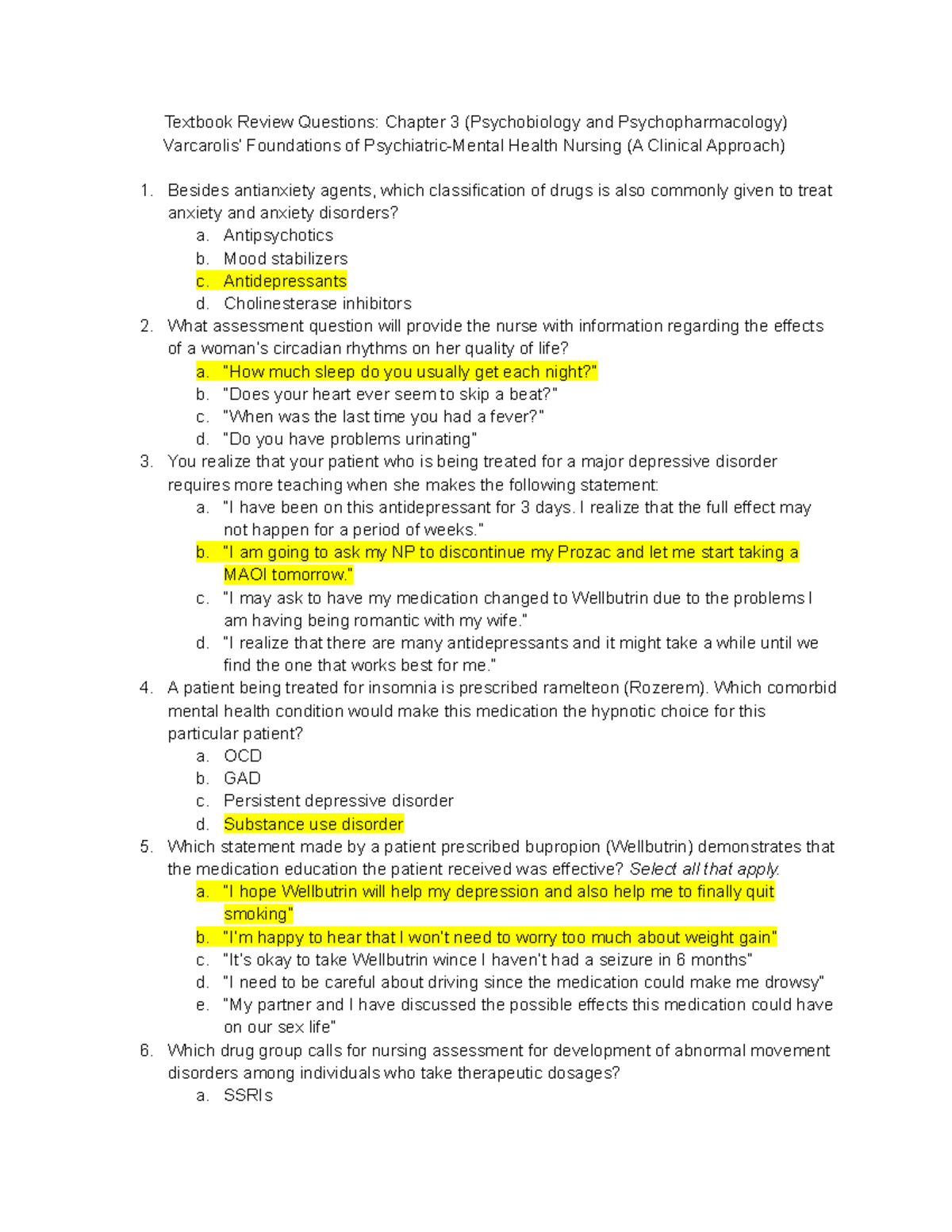 Ch 3 Review Questions - Textbook - Textbook Review Questions: Chapter 3 ...