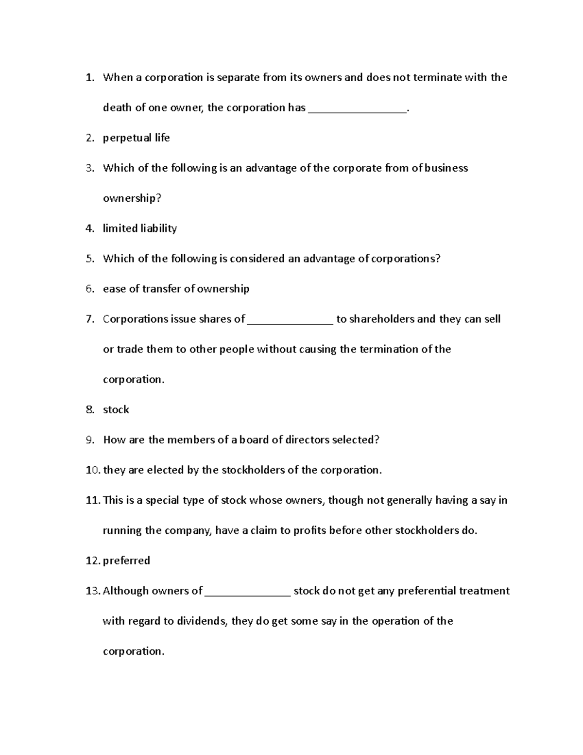 Bbus17 - *ALL are weekly quizzes. Each week we had 2-3 quizzes after ...