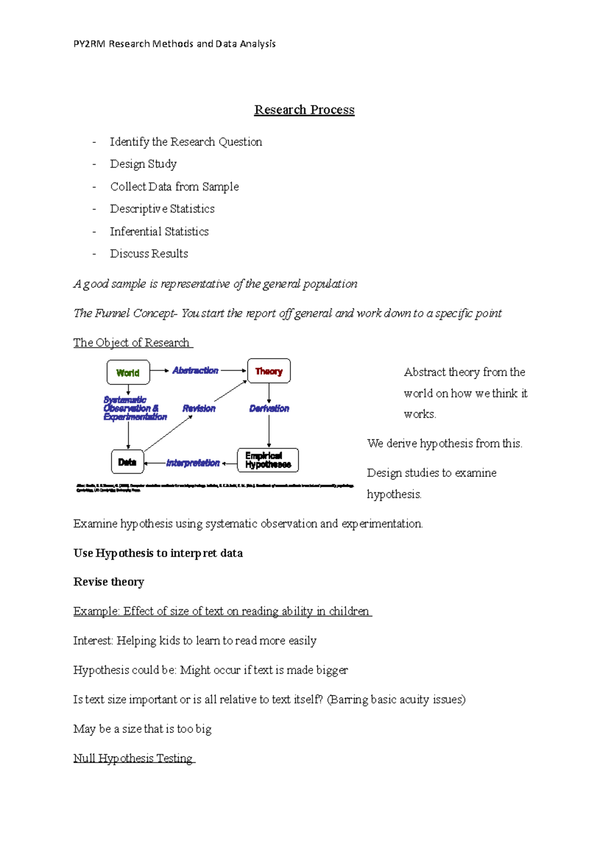 Lecture 1 Research Process - Research Process Identify the Research ...