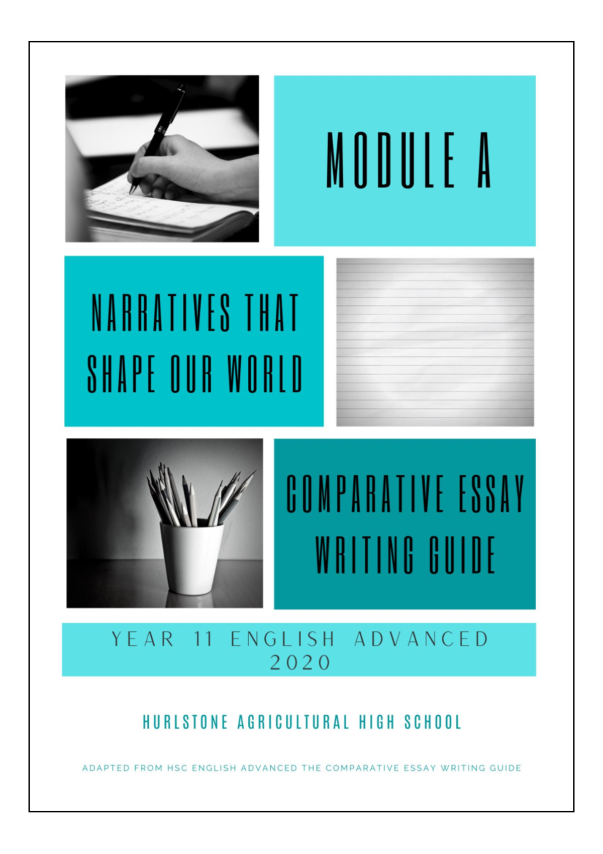 YEAR 11 Module A Comparative Writing Guide - THE MODULE STATMENT At the ...