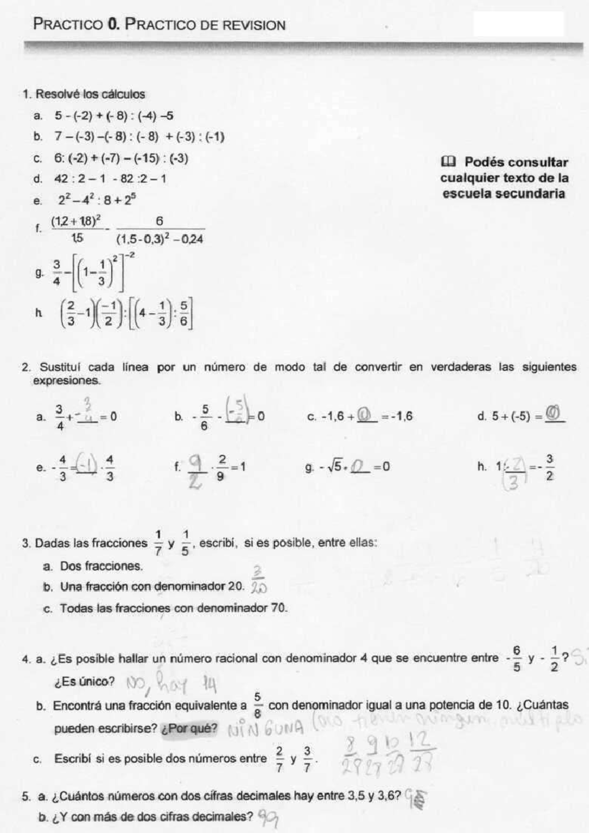 1 - Algunos ejercicios de práctica - Matemática 51 CBC - Studocu