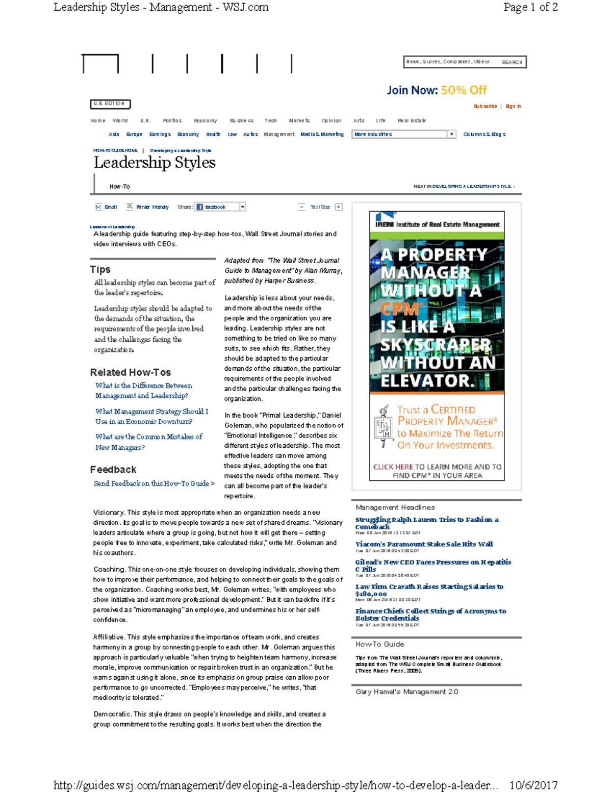 248c0795-74db-4255-87a6-0e39a9b8911a Article Leadership Styles - U ...