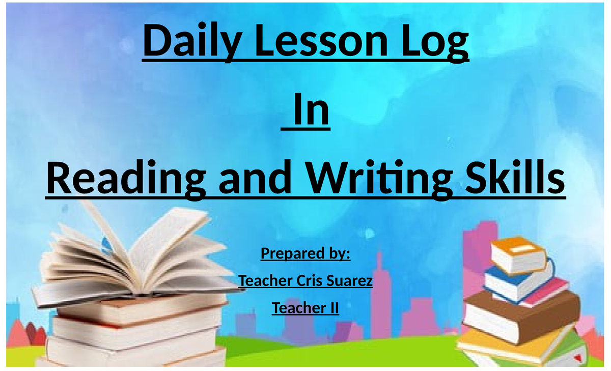 Daily Lesson Log template - Secondary Education - Daily Lesson Log In ...