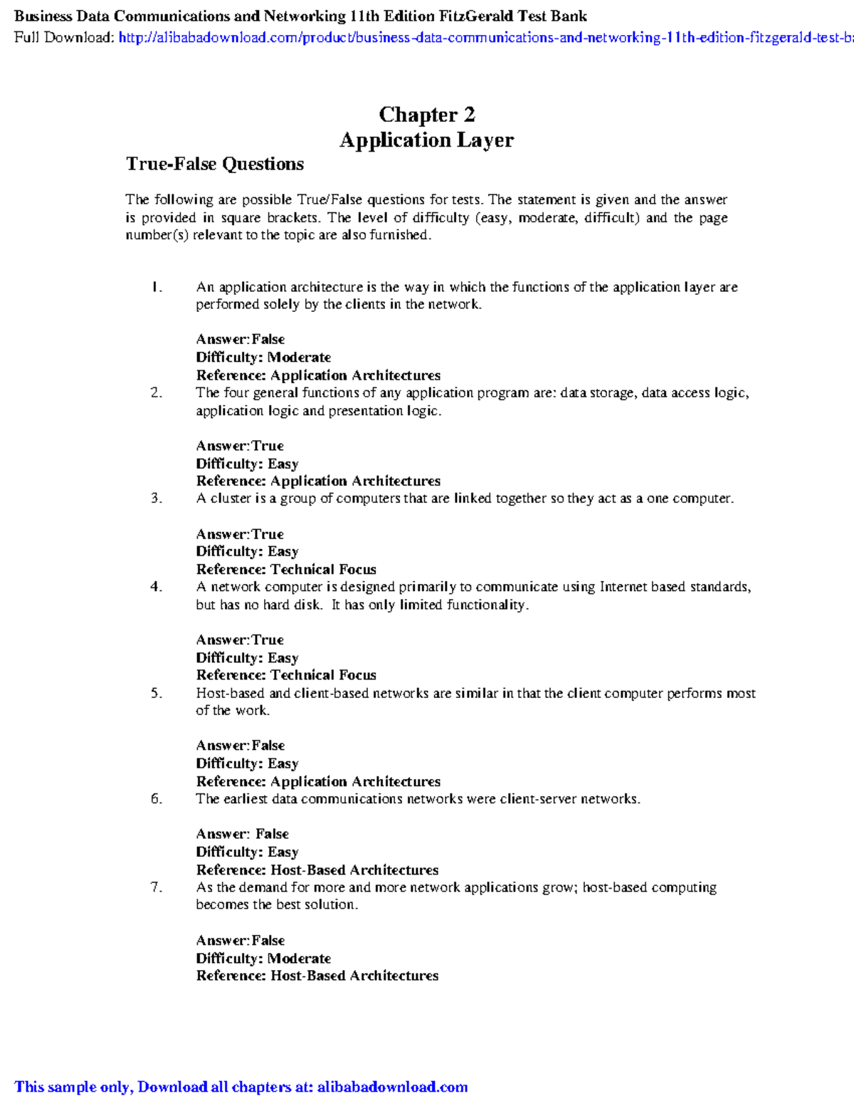 Business data communications and networking 11th edition fitzgerald ...