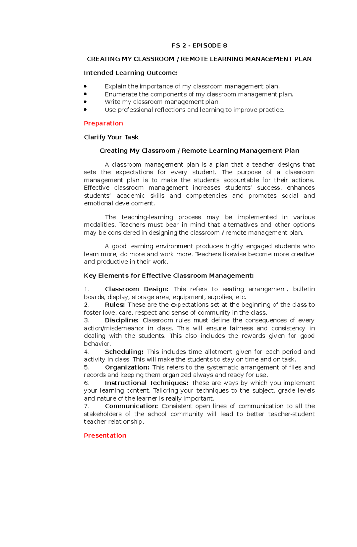 Episode-8 - FS 2 - EPISODE 8 CREATING MY CLASSROOM / REMOTE LEARNING ...