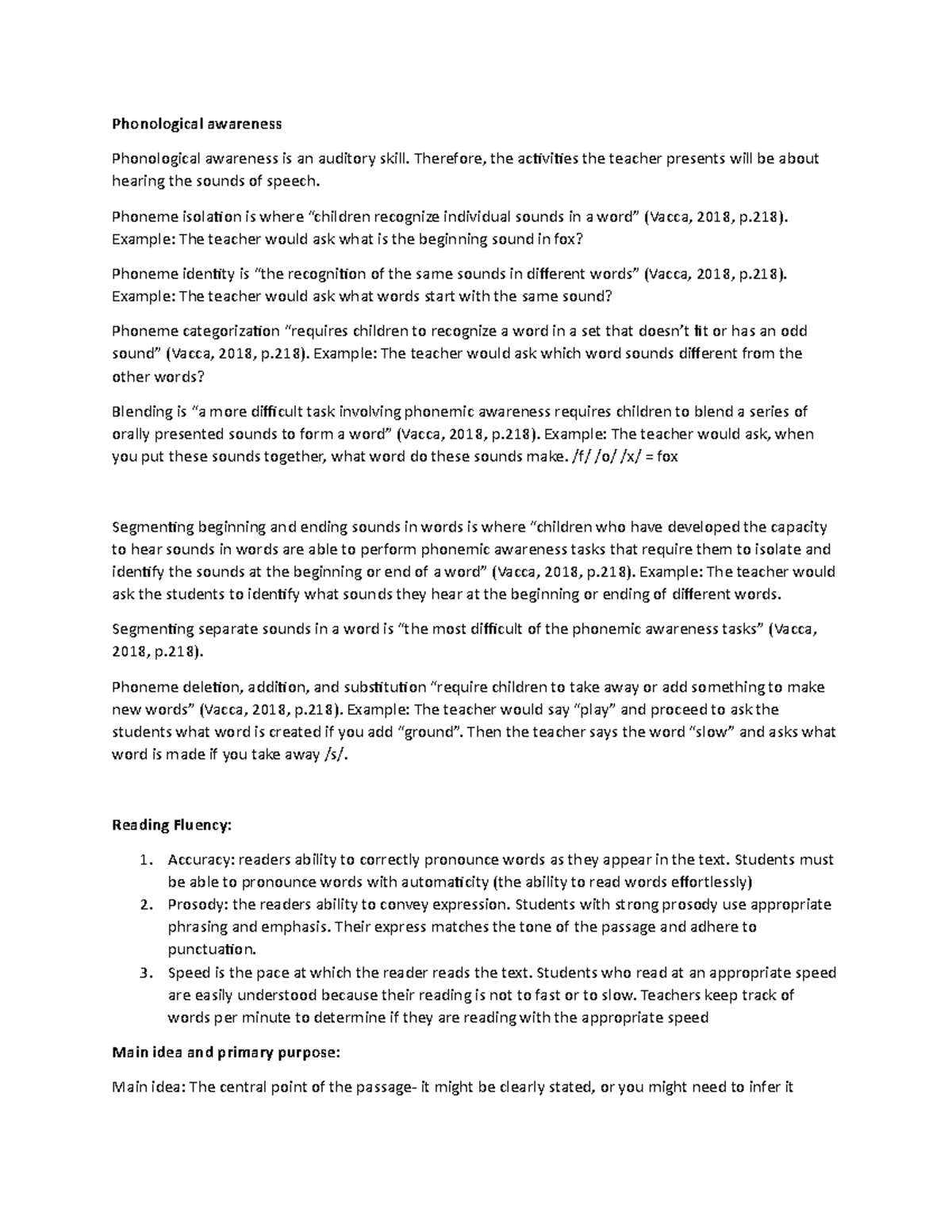 5002 jw study - Phonological awareness Phonological awareness is an ...
