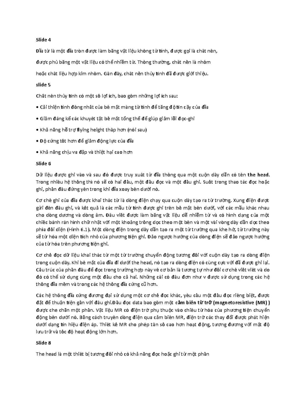 Nvm p2 - Slide 4 Đĩa t ừ là m t đĩa tròn độ ược làm bằằng v t li u không t ậ ệ ừ tnh, đ ược g i ...