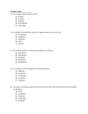 Lab#5 - Lab assignment - Laboratory Manual to accompany Human Biology ...
