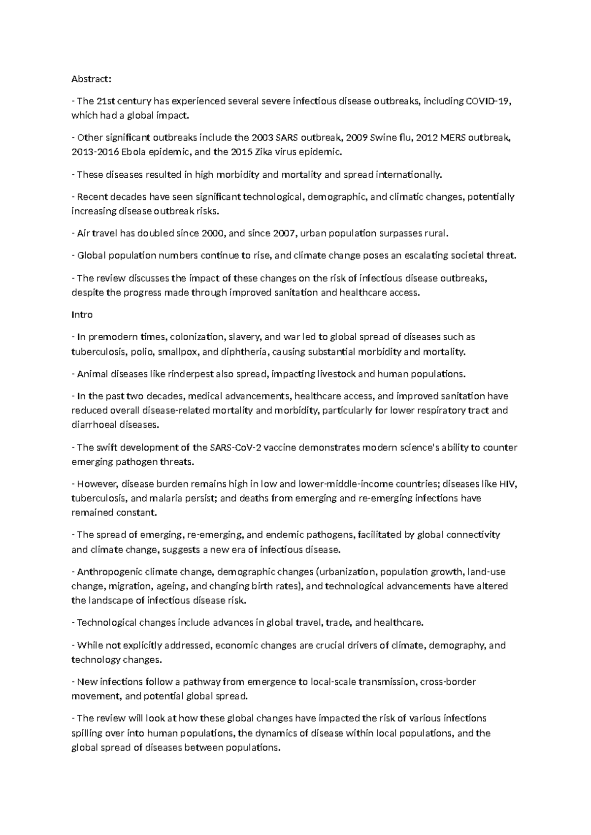 Background info - Abstract: The 21st century has experienced several ...
