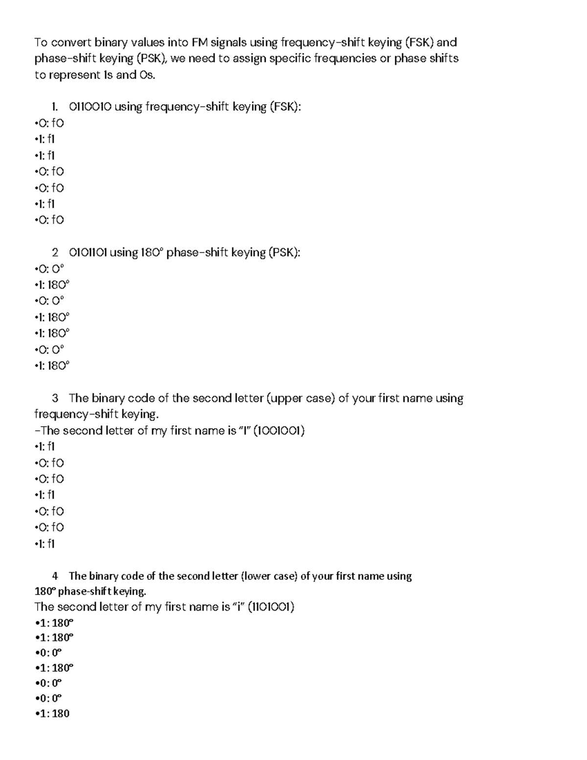 04 Quiz 11 - hehehe - To convert binary values into FM signals using frequency-shift keying (FSK ...