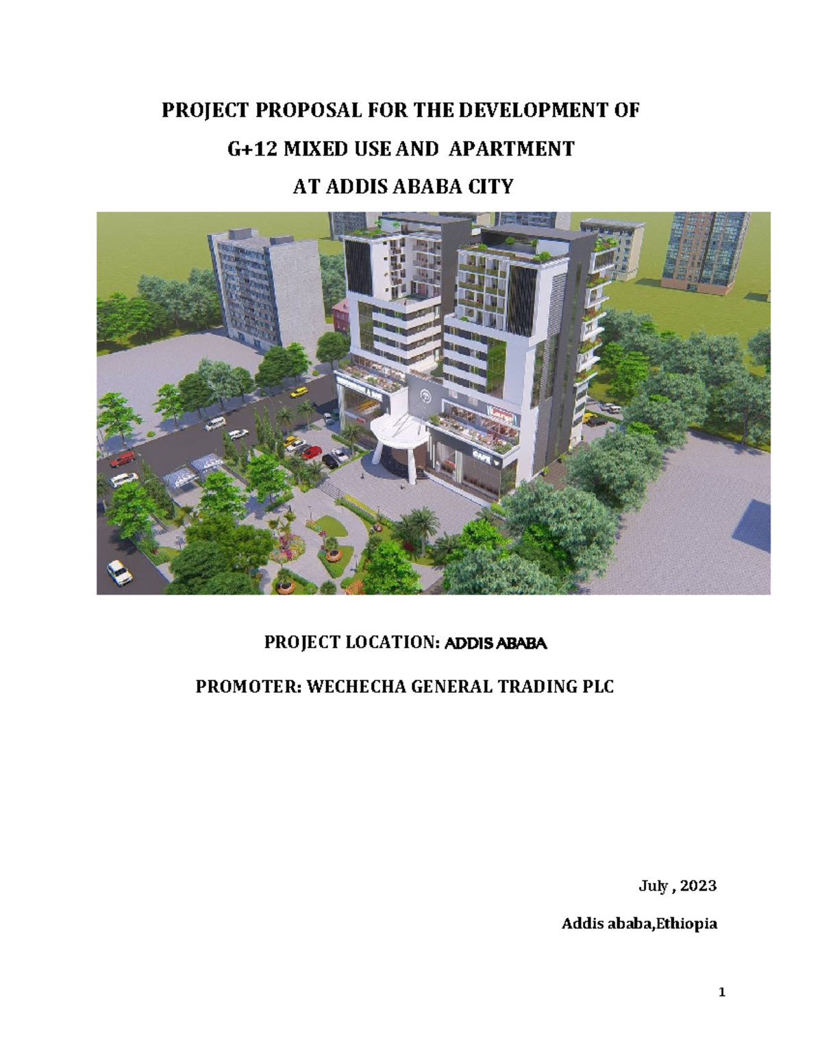 Project Propsal G12 Mixed Used Appartment - PROJECT PROPOSAL FOR THE ...