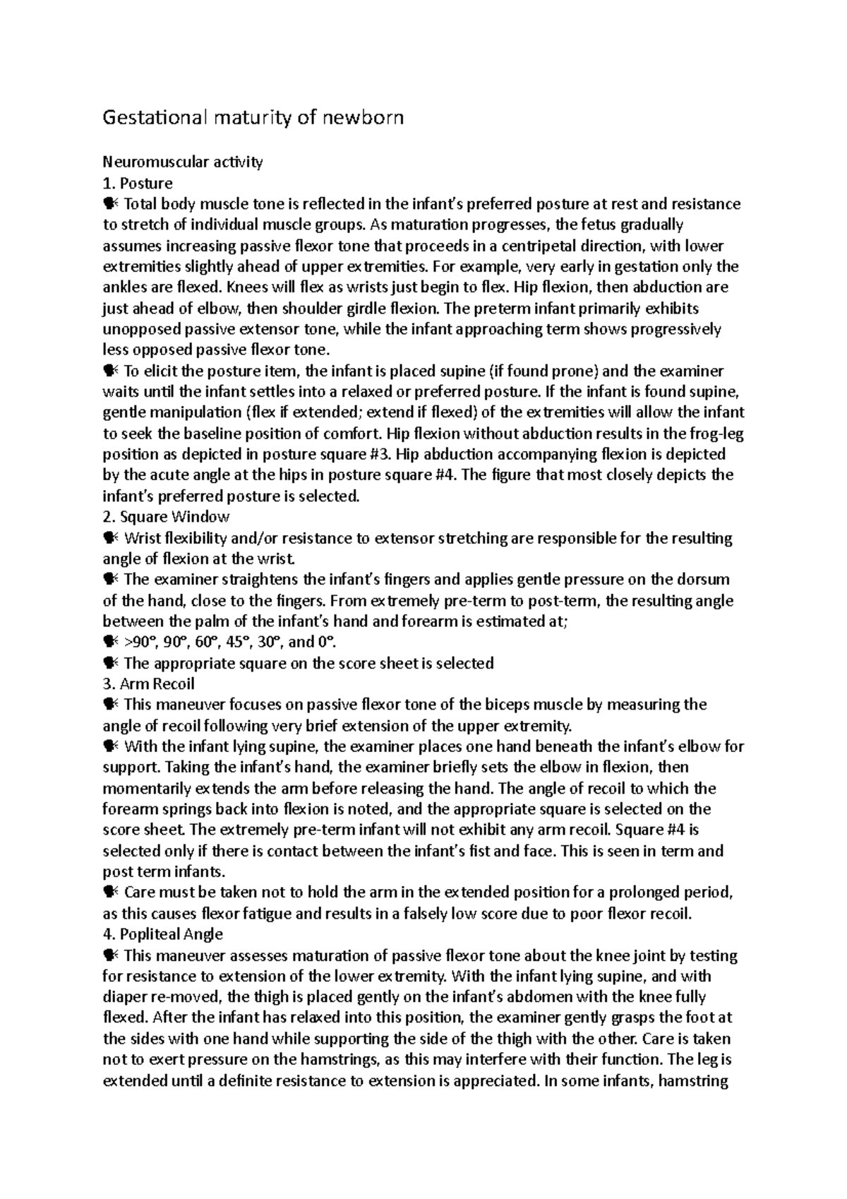 Gestational maturity of newborn - Gestational maturity of newborn ...