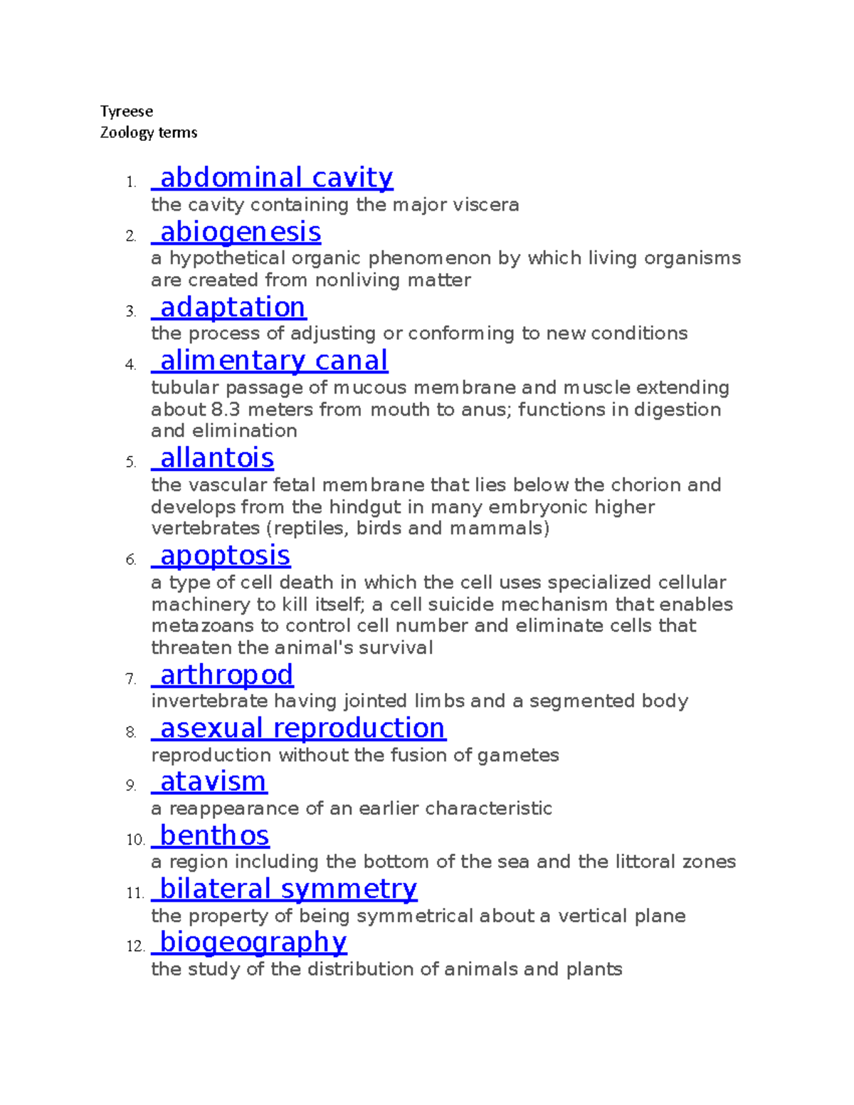 Sciene 30 - good class notes that i was able to help me do better on ...