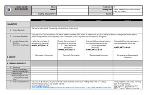 DLP Trends Q2 - ICT Social Relationships - Grades 1 to 12 DAILY LESSON ...